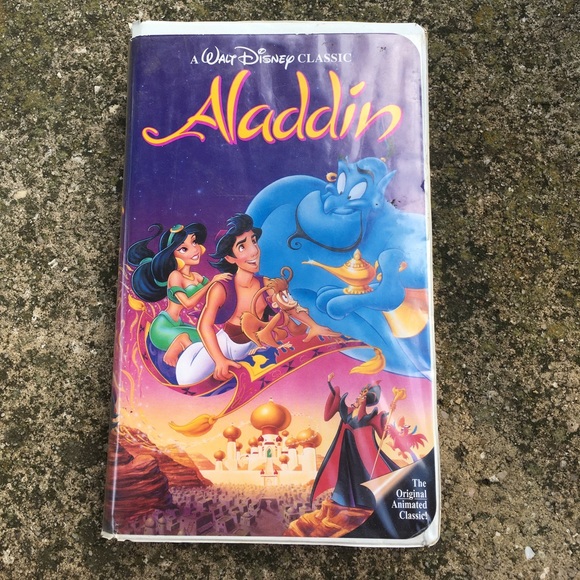 Disney | Media | Aladdin Disney Black Diamond Edition Vhs | Poshmark